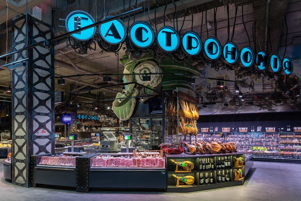 Nowy supermarket Silpo w stylistyce steampunk. Zobacz zdjęcia sklepu